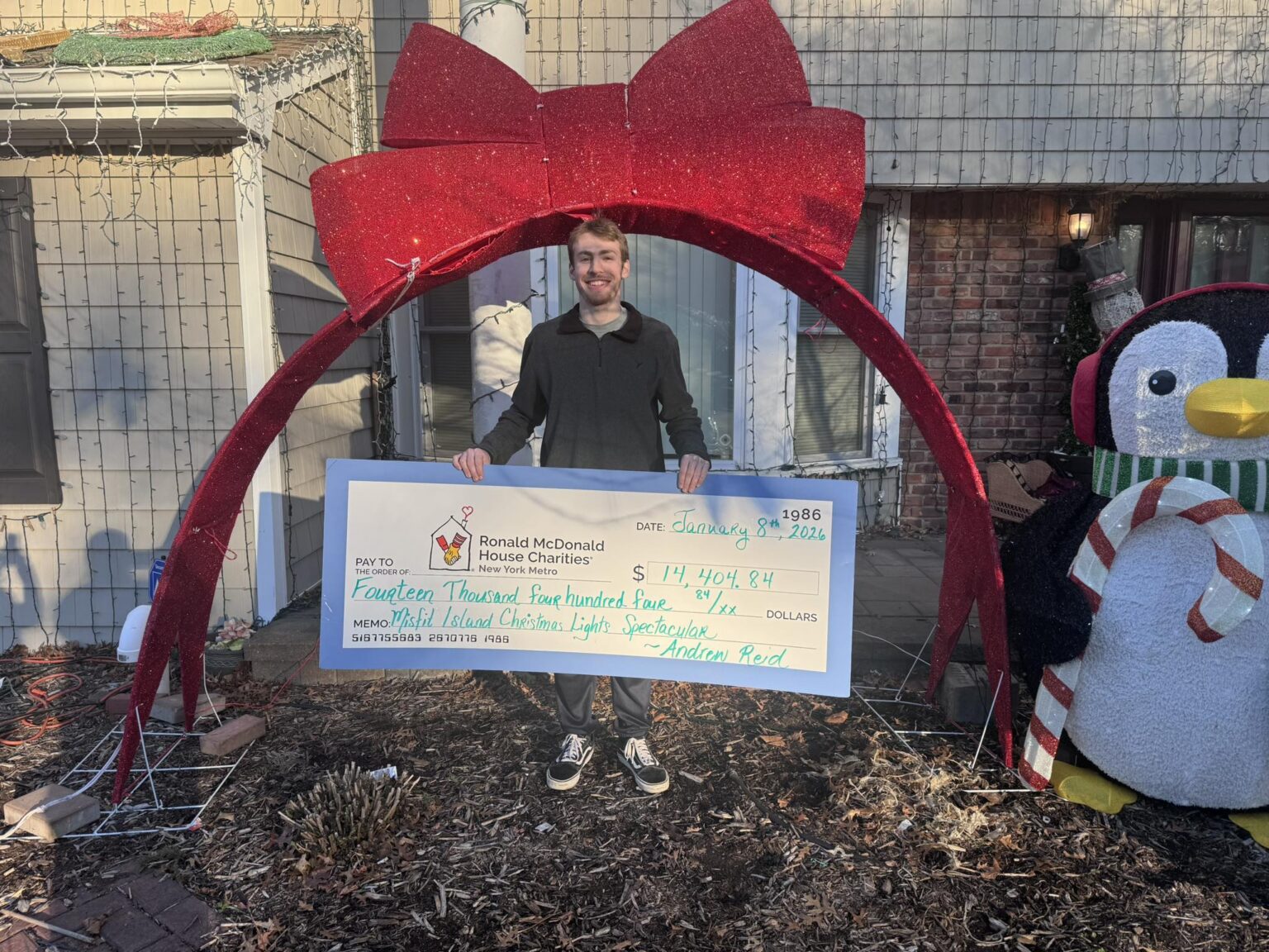 Misfit Island Holiday Lights Shine Bright - Ronald McDonald House Long ...